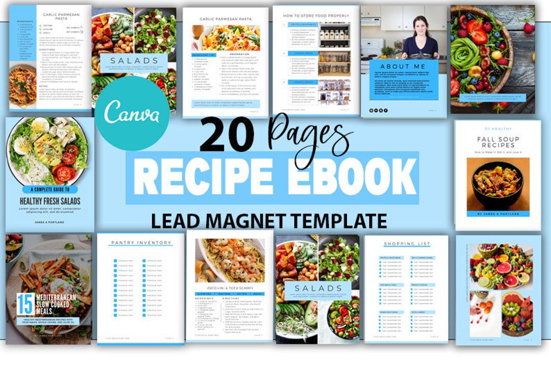LEAD MAGNET TEMPLATE, Digital Checklist, Ebook Template, Digital ...