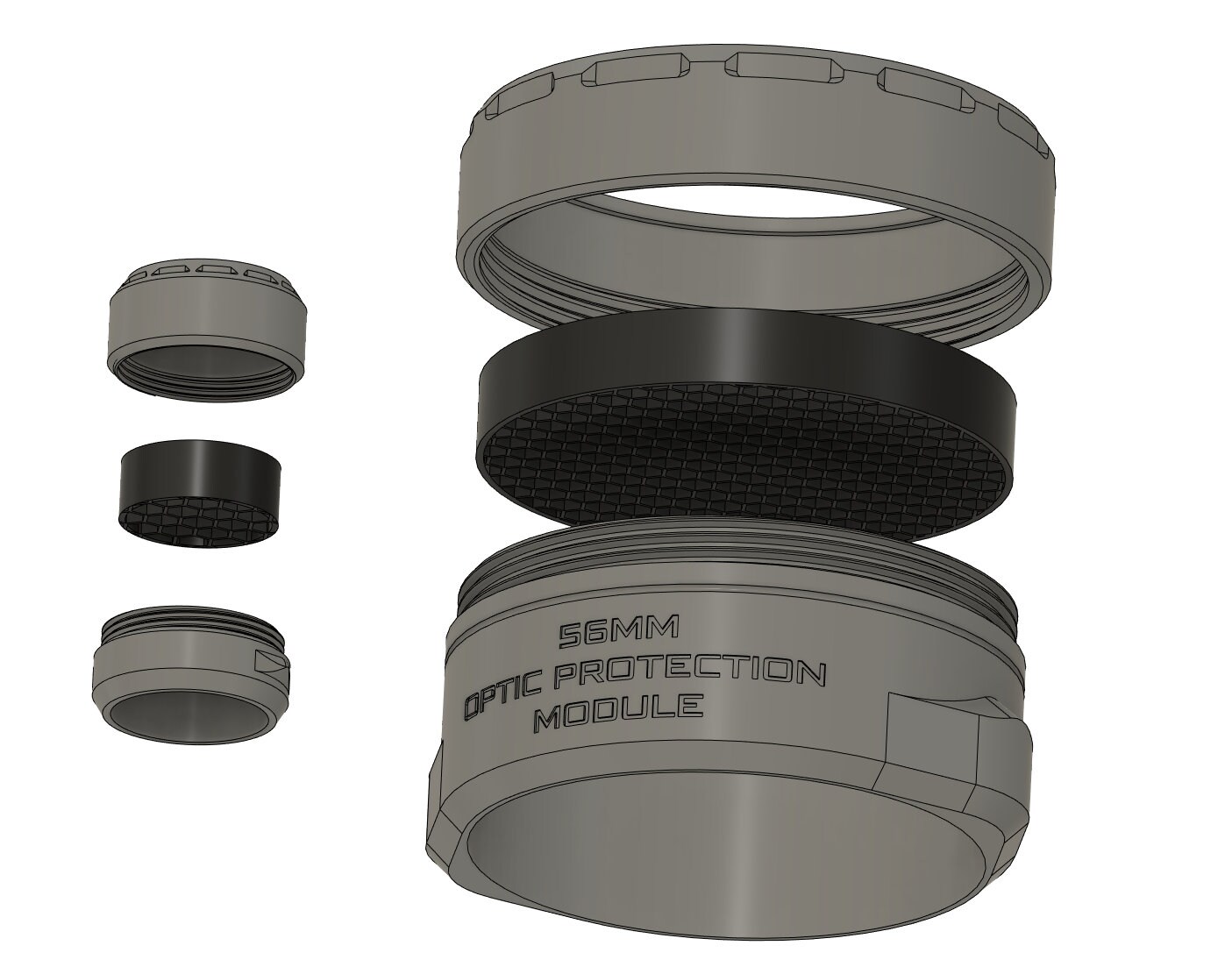 Universal 3d Printable Killflash, With Replaceable Mesh and Slot for a ...