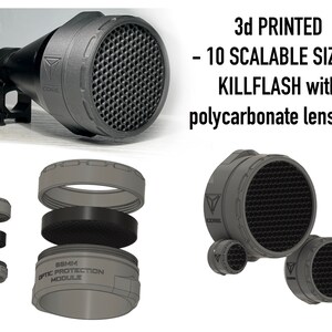 Universal 3d Printable Killflash, With Replaceable Mesh and Slot for a ...