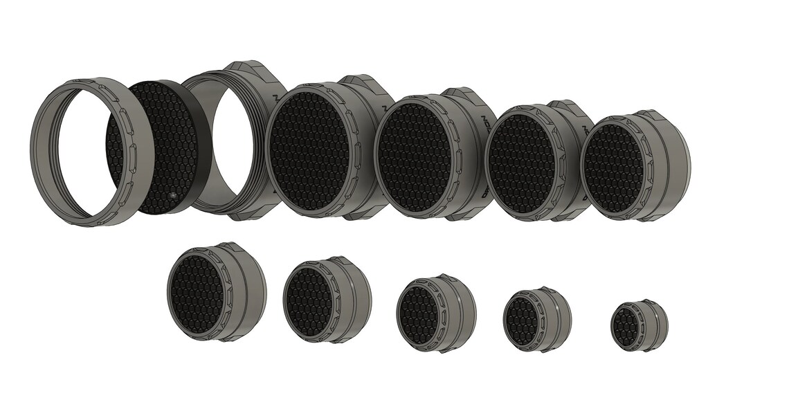 Universal 3d Printable Killflash, With Replaceable Mesh and Slot for a ...