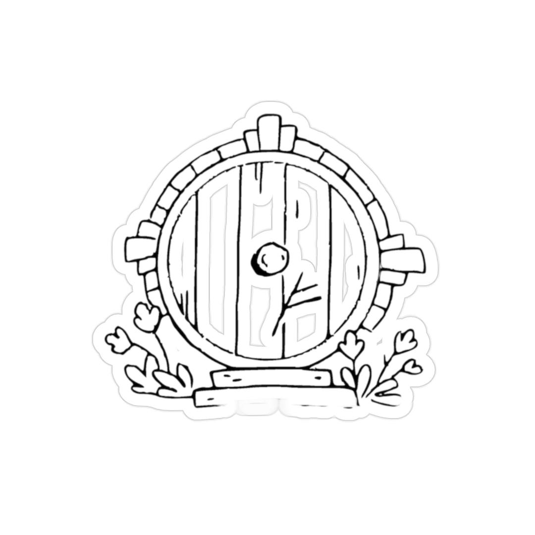 Hobbit Door Sticker, Fantasy Vinyl Decal, Weatherproof Outdoor - Etsy