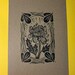 Floral Flower Botanical Linocut Print Handprinted - Etsy