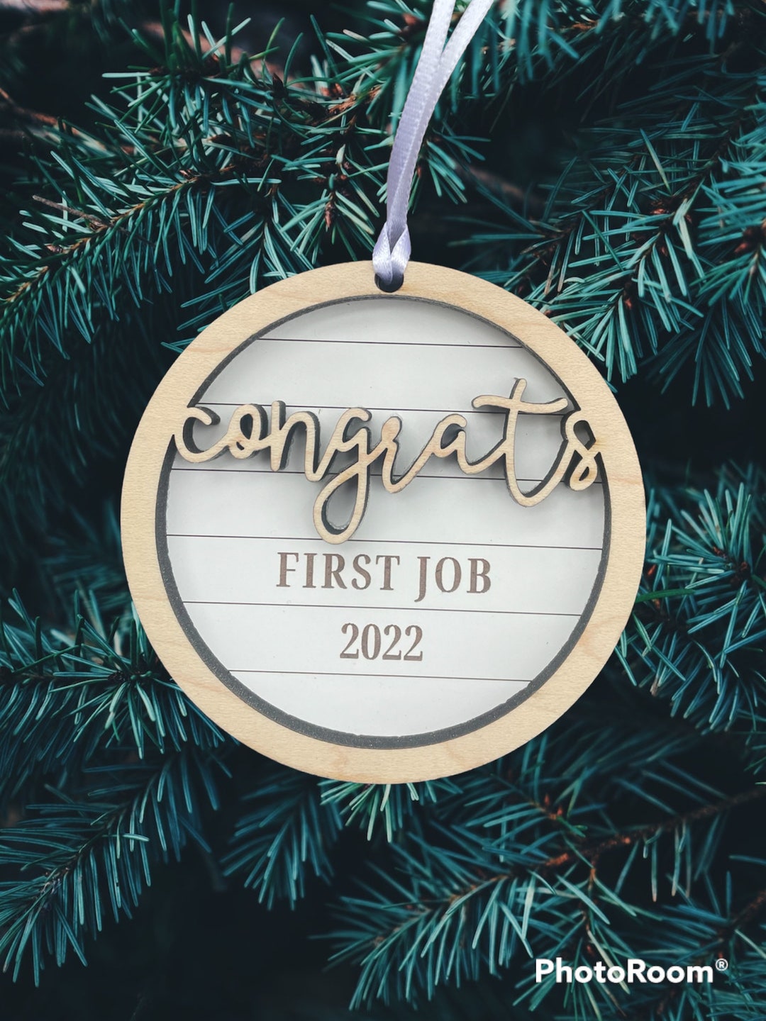 First Job Ornament, Congrats on First Job, Christmas Ornaments, 2023 - Etsy