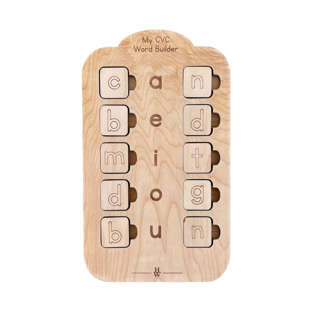 My CVC Word Builder - Etsy