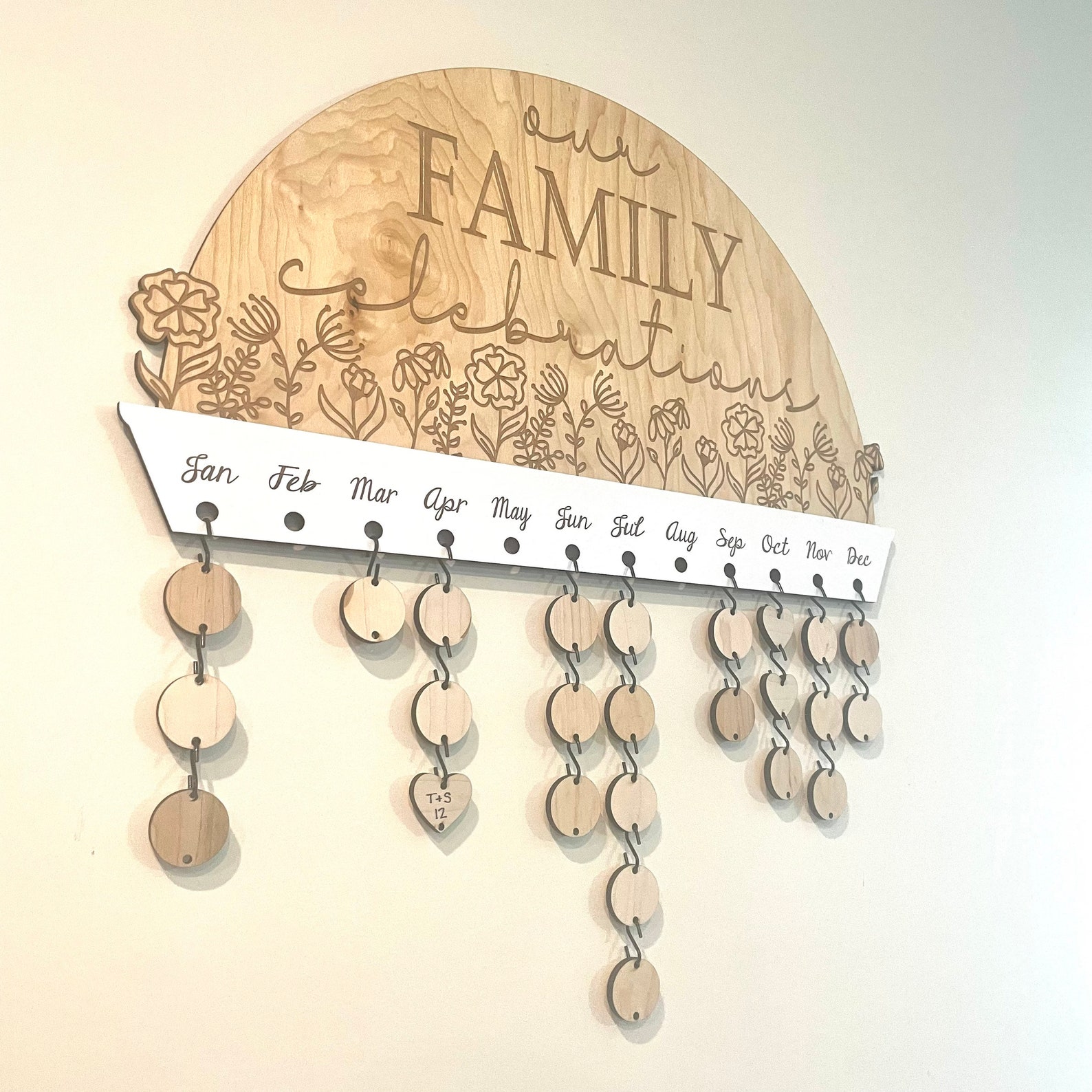 Birthday Calendar, Birthday Board, Celebrations Calendar, Birthday ...