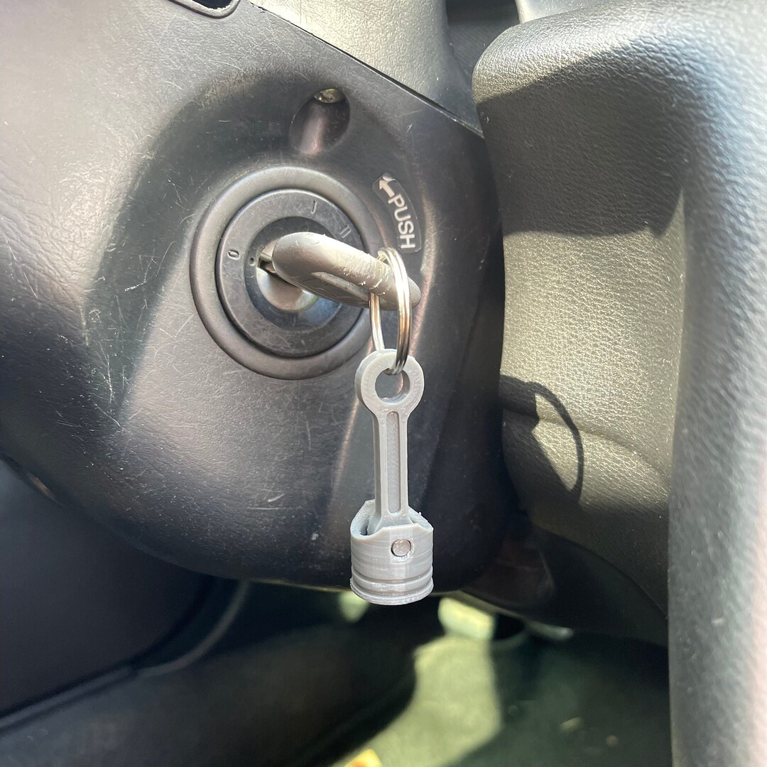 Piston Articulating Keychain Gift for Car Lover Key Ring Car - Etsy