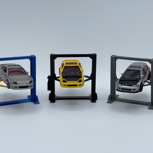 Adjustable Two Post Car Lift 1/64 Scale Dioramas Display - Etsy