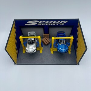 Spoon Sports Garage Diorama Diecast Display 1/64 Scale - Etsy