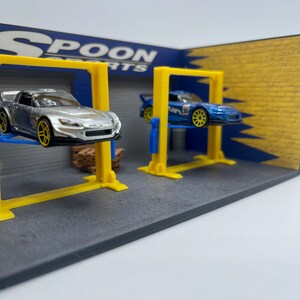 Spoon Sports Garage Diorama Diecast Display 1/64 Scale - Etsy