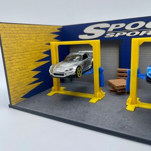 Spoon Sports Garage Diorama Diecast Display 1/64 Scale - Etsy