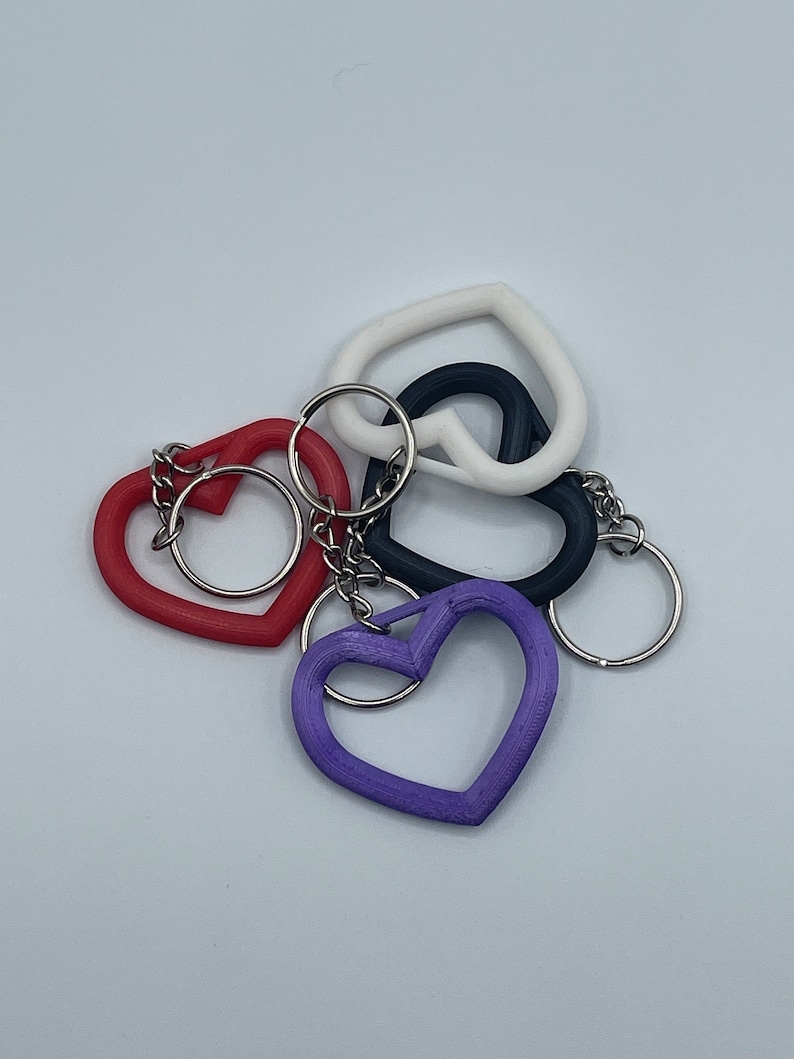 Heart Tsurikawa Keychain JDM Key Ring Cute - Etsy
