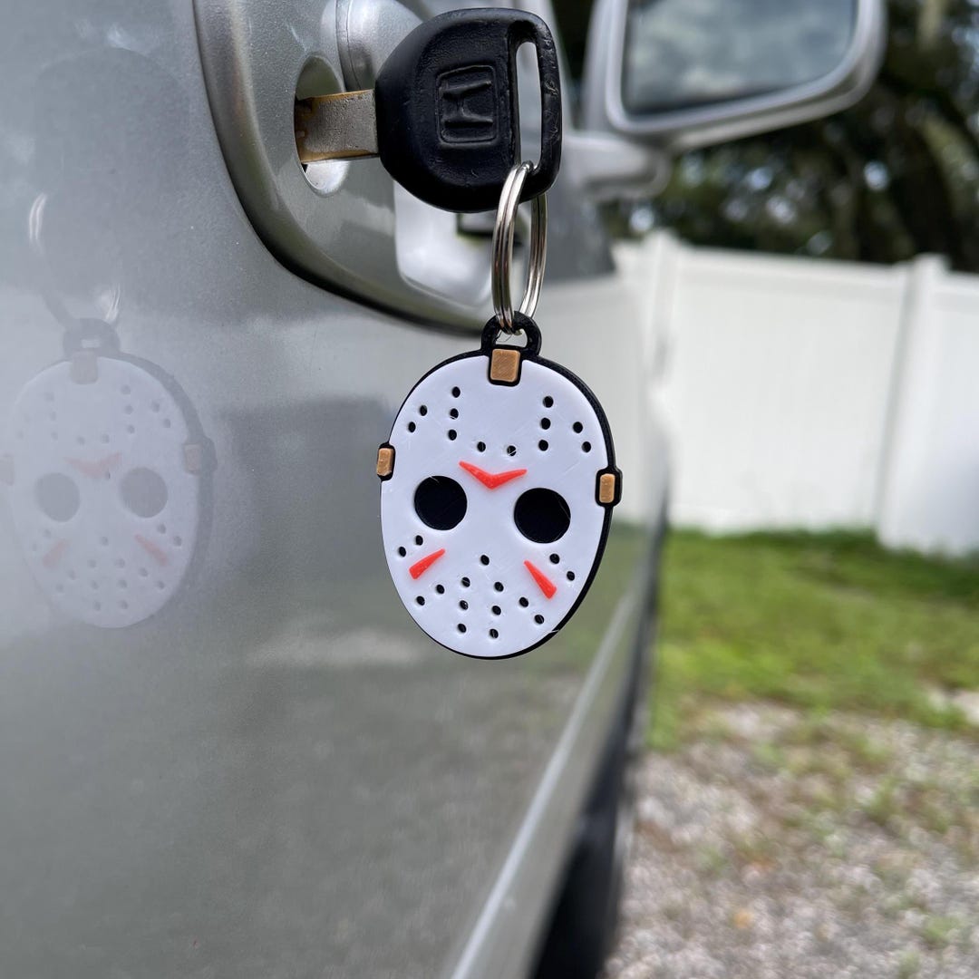 Jason Voorhees Mask Keychain: Friday the 13th Horror Decor - Etsy