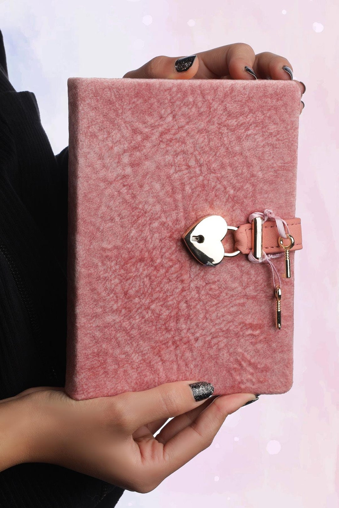 2 Color Options Secret Diary With Heart Shaped Lock Gift for Her - Etsy