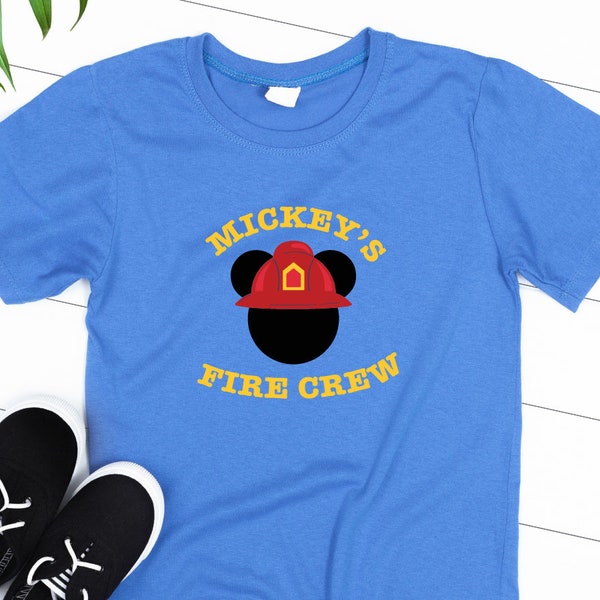 Firefighter Mickey Svg - Etsy