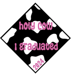 Graduation Cap Svg, Grad Cap Design Svg, Cow Svg - PDF, SVG, PNG ...