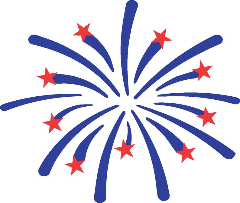 Fireworks Svg, Stars Svg, Fireworks Svg, Fourth of July Svg, Memorial ...