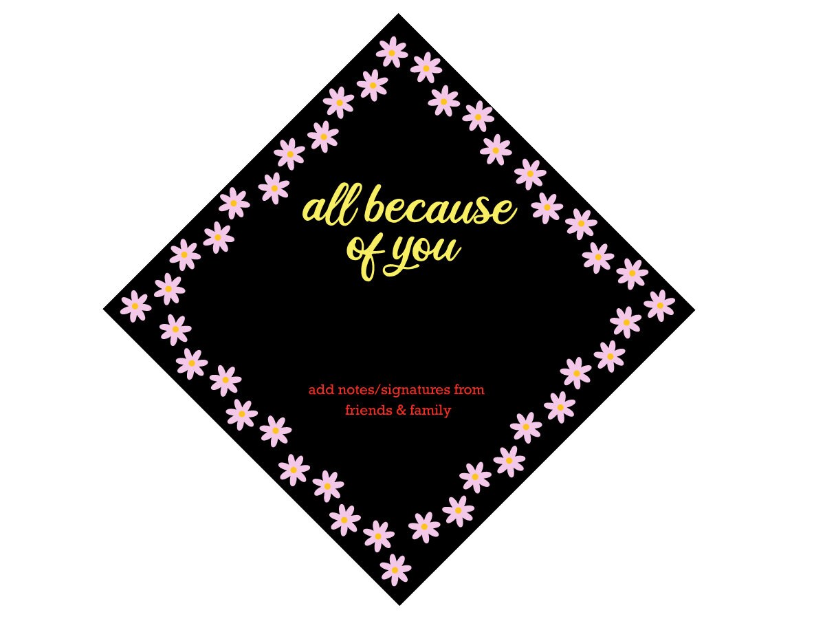 Graduation Cap Svg, Grad Cap Design Svg - PDF, SVG, PNG Instant Digital ...