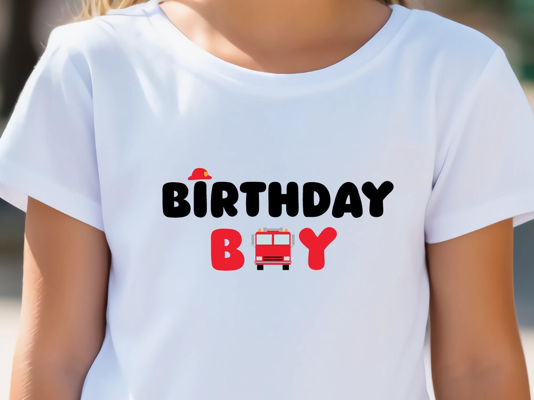 Firefighter Svg, Fire Dept Svg, Birthday Boy, Fire Truck Svg - SVG, PNG ...