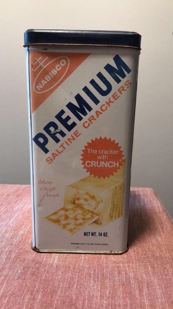 Vintage Cracker Tin - Etsy