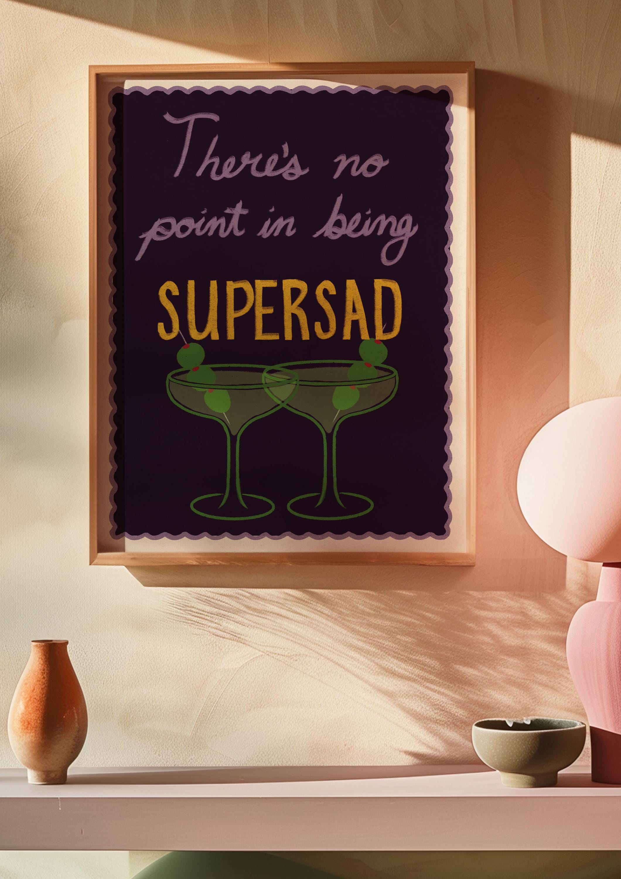 Digital Download Print With Martini Glasses - Suki Waterhouse Inspired ...