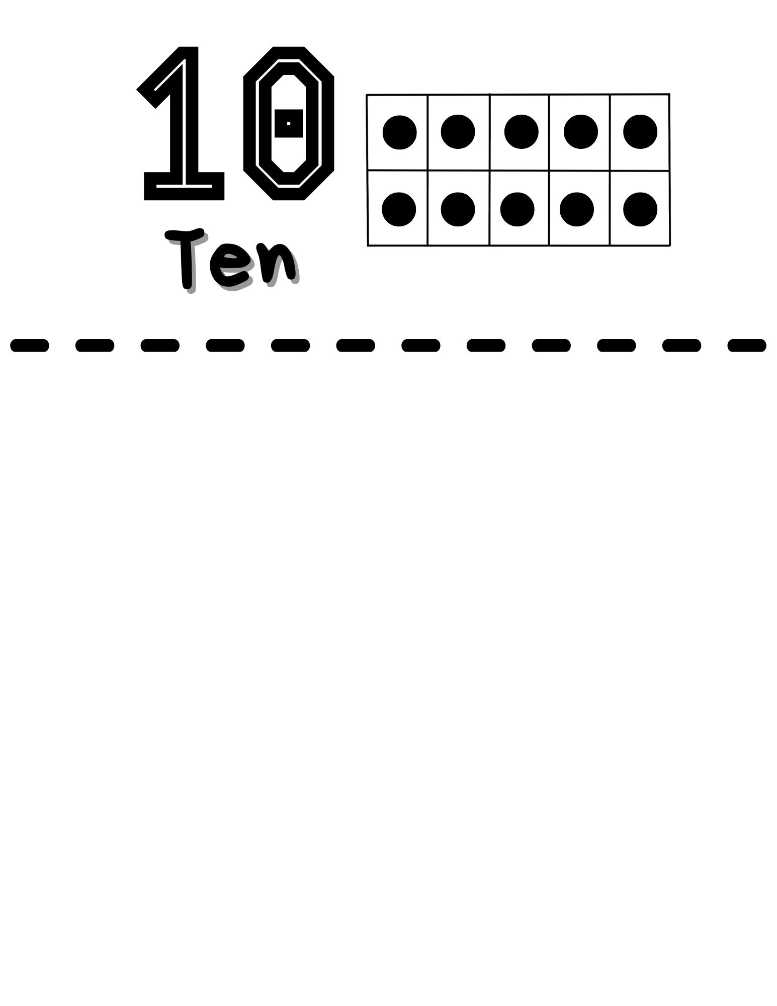 Ten Frames, Ten Frames 1-10, Ten Frame Flashcards,ten Frame Flip Book ...