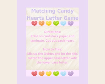 Preschool / Kindergarten Letter Matching - Etsy