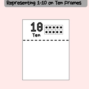 Ten Frames, Ten Frames 1-10, Ten Frame Flashcards,ten Frame Flip Book ...
