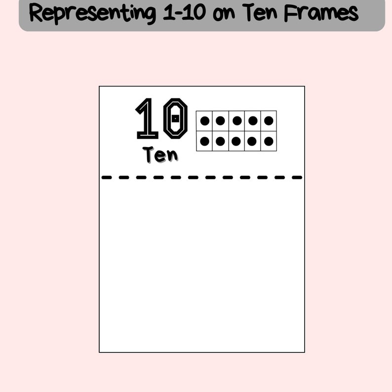 Ten Frames, Ten Frames 1-10, Ten Frame Flashcards,ten Frame Flip Book ...