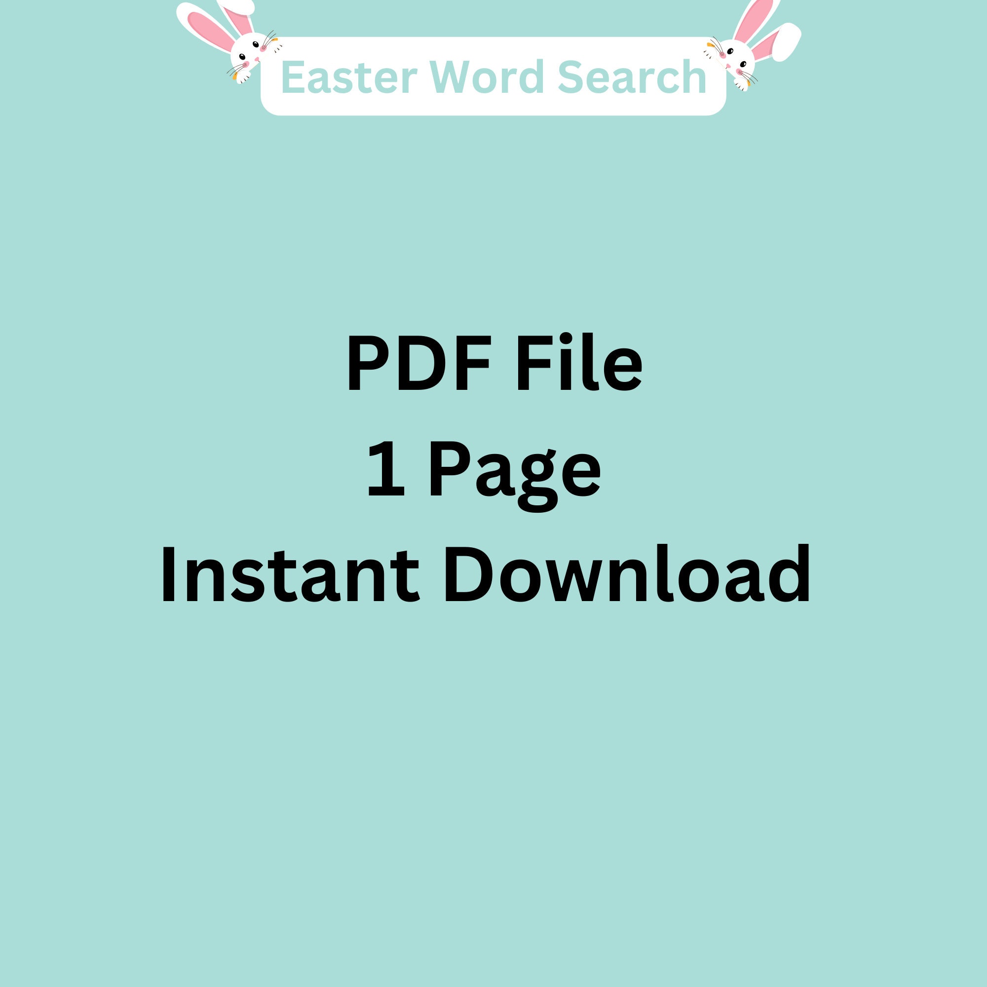 Easter Activity, Easter Word Search, Elementary Worksheet, Spring ...