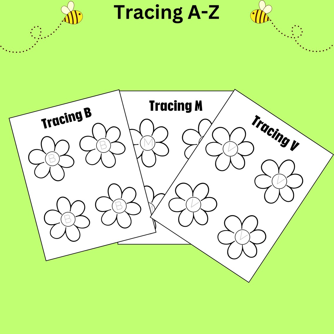 Spring Worksheets, Capital Alphabet Tracing, Kindergarten Worksheets ...