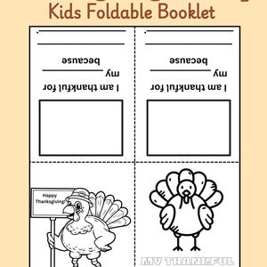 Kids Thanksgiving Activity Book,thanksgiving Activity Pages ...