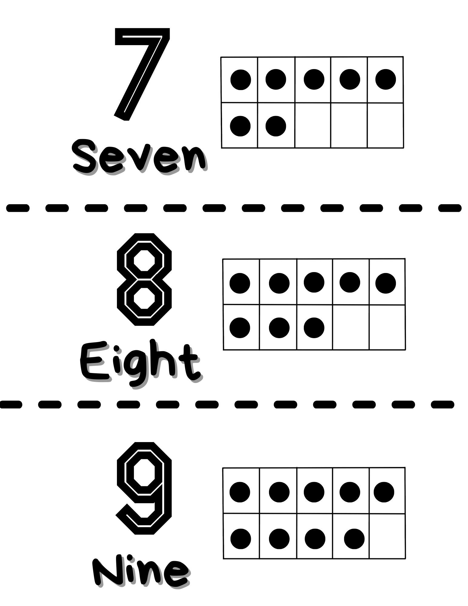 Ten Frames, Ten Frames 1-10, Ten Frame Flashcards,ten Frame Flip Book ...