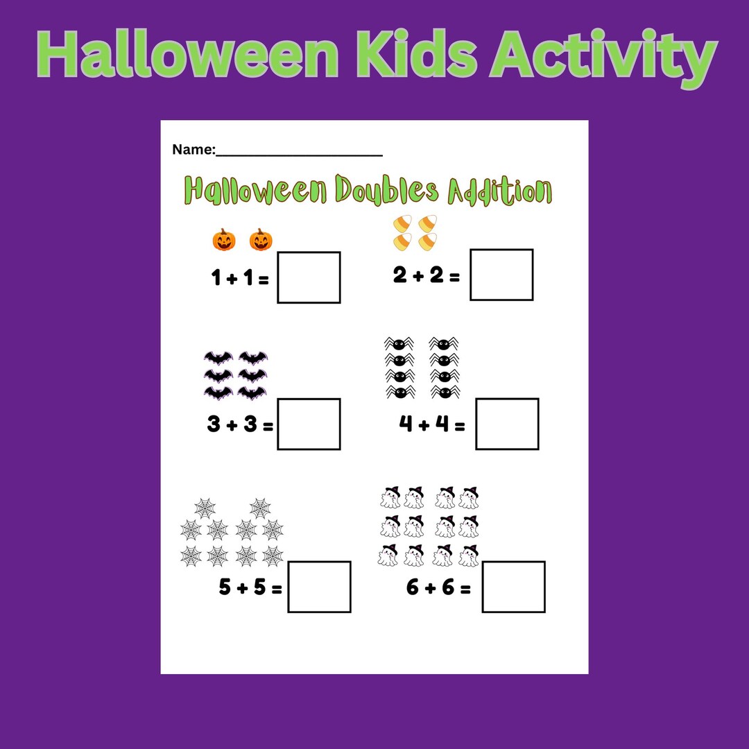 Halloween Printables,halloween Worksheets for Kids, Fall Printables ...