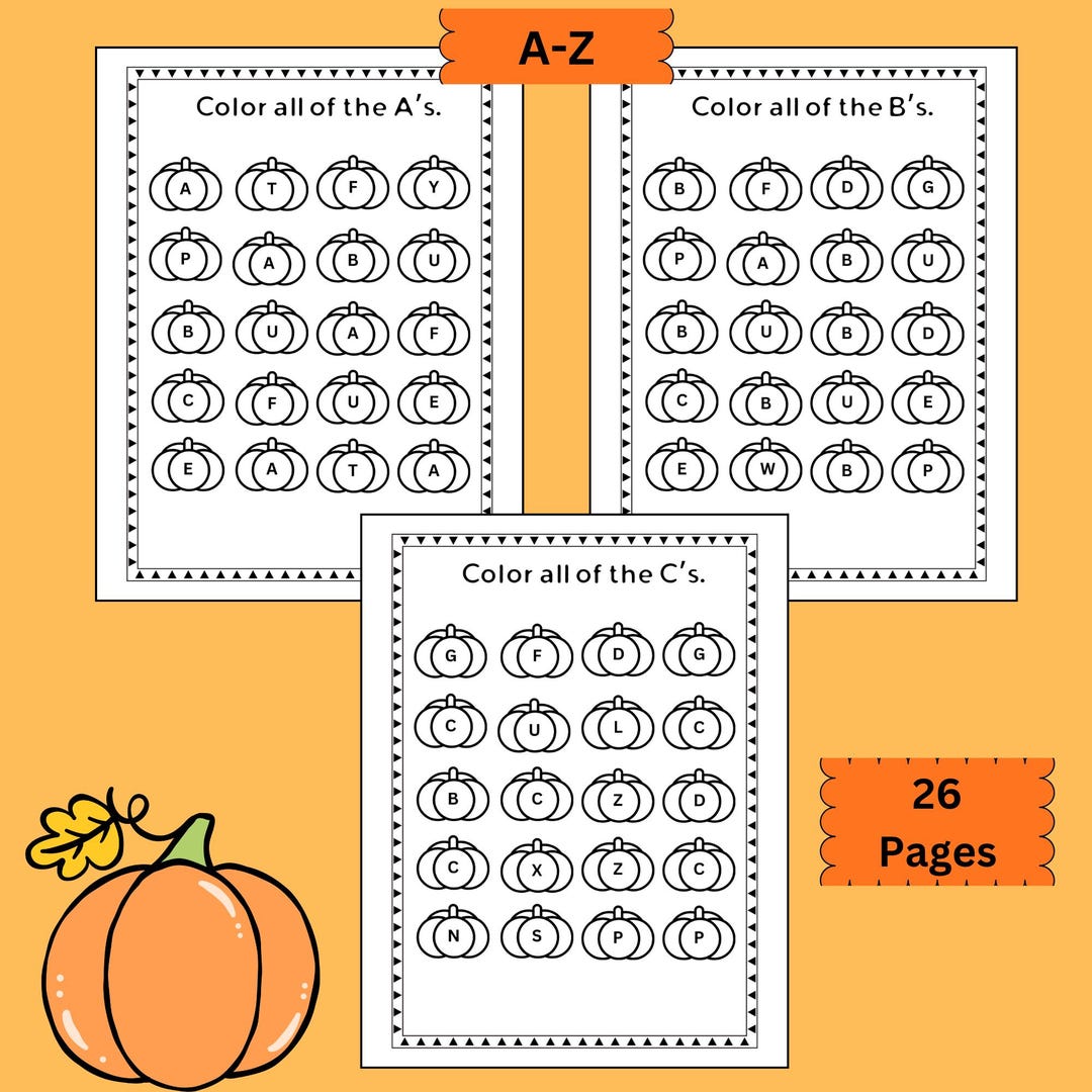 Halloween Printables, Halloween Worksheets for Kids, Fall Printables ...