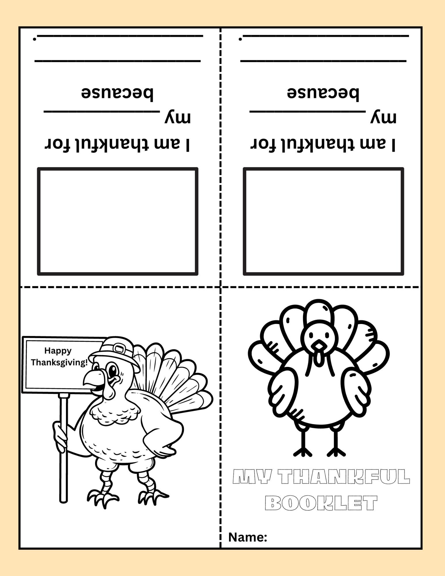 Kids Thanksgiving Activity Book,thanksgiving Activity Pages ...