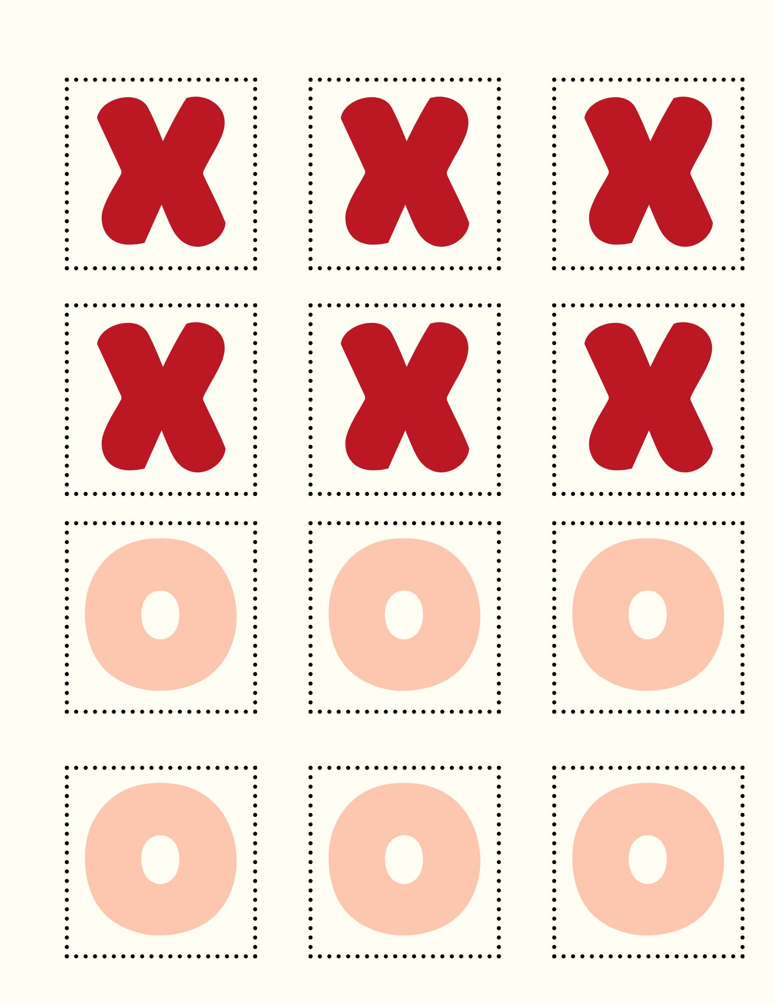 Valentine's Day Tic Tac Toe, Printable, Valentine's Day Game ...