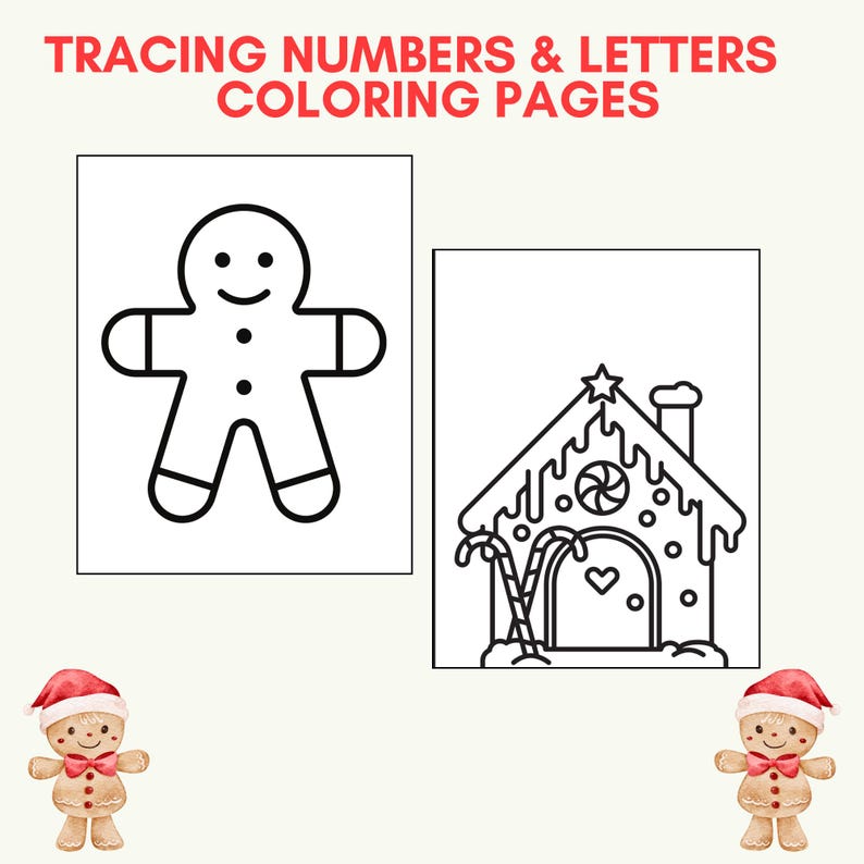 Christmas Printable, Tracing Letters A-Z, Tracing Numbers 1-100 ...