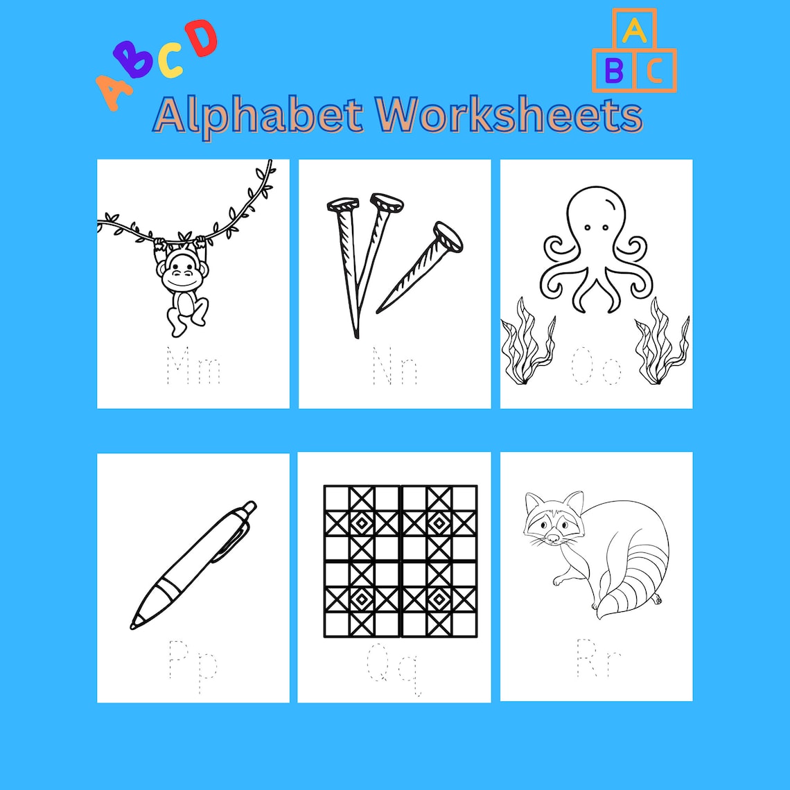 Alphabet Worksheets, Tracing Alphabet, Letter of the Week, Alphabet ...