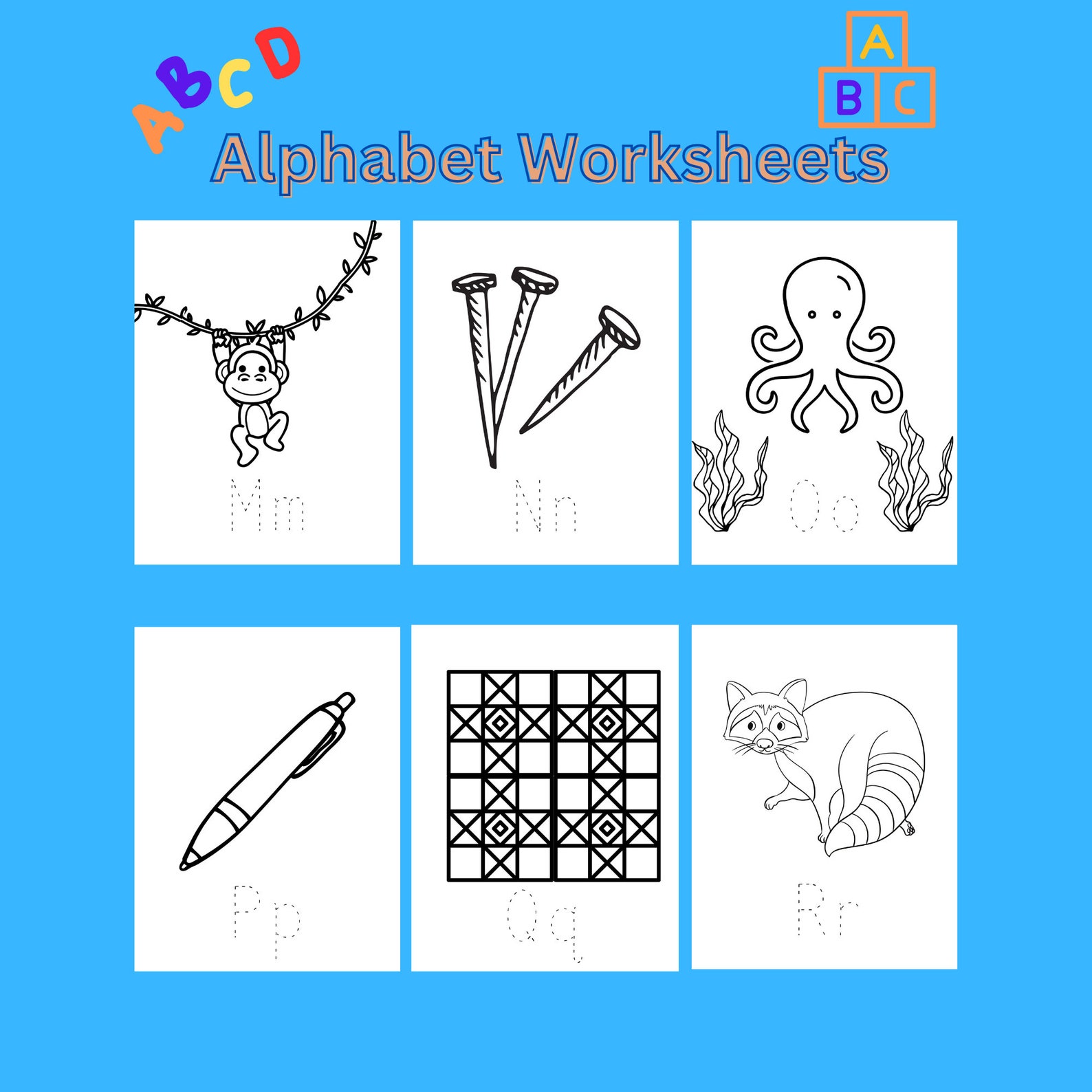 Alphabet Worksheets, Tracing Alphabet, Letter of the Week, Alphabet ...