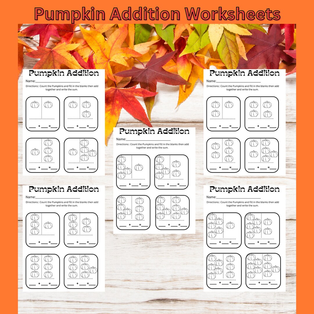 Pumpkin Worksheets,fall Worksheets,kindergarten Worksheets,printable ...