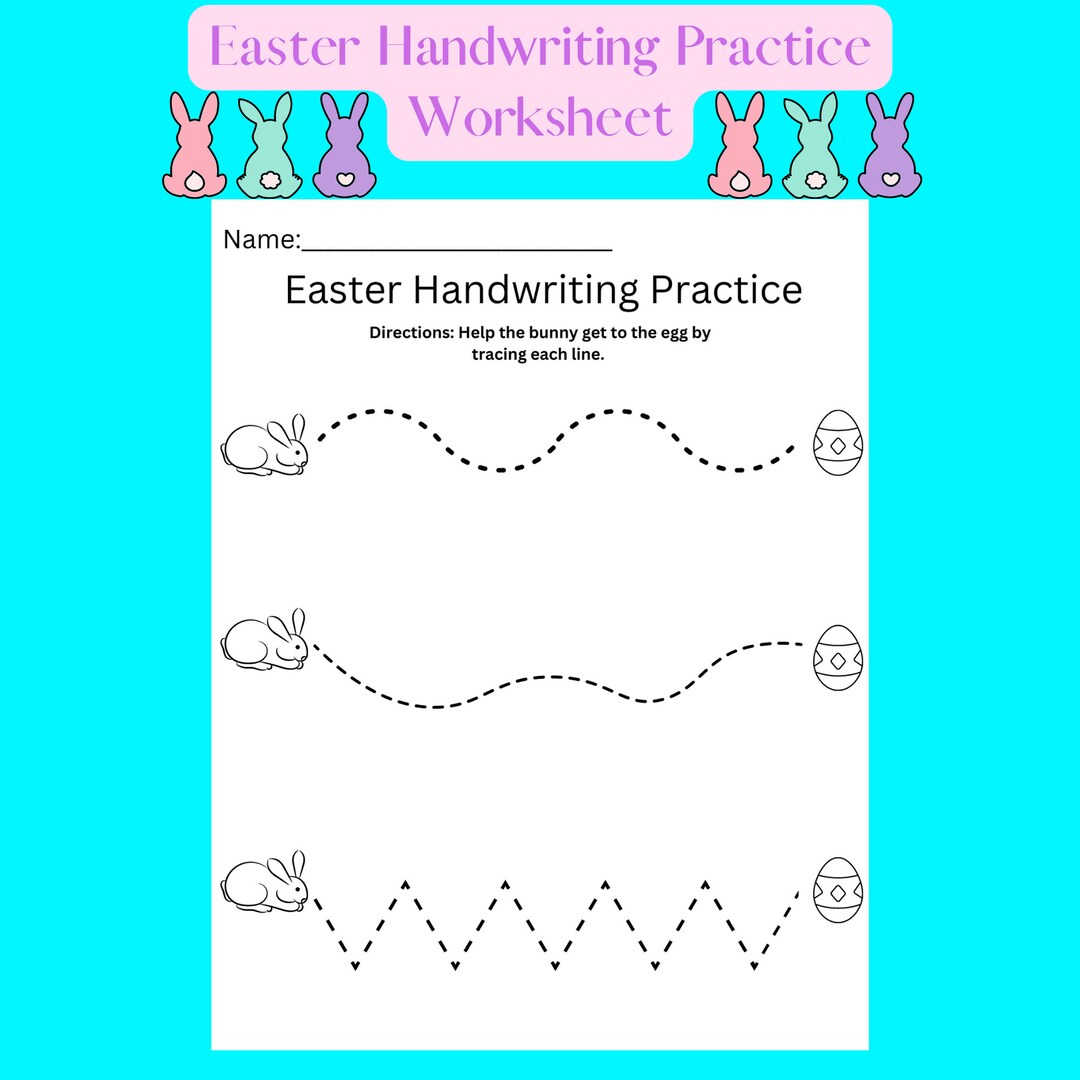 Easter Worksheet, Spring Activity, Preschool Worksheets, Kindergarten ...