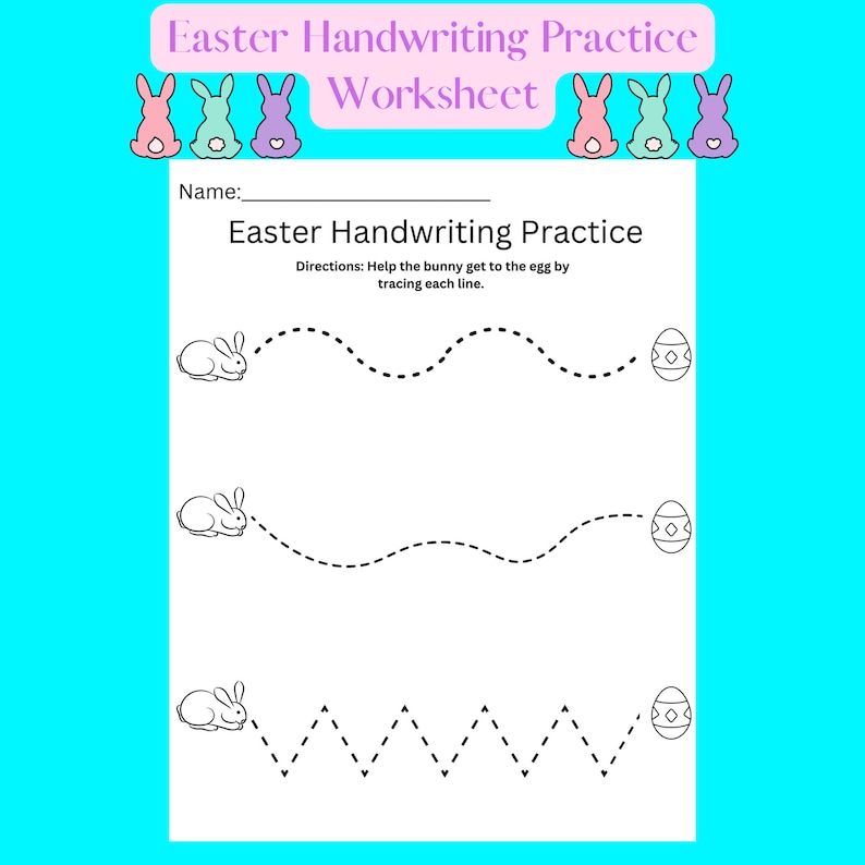 Easter Worksheet, Spring Activity, Preschool Worksheets, Kindergarten ...