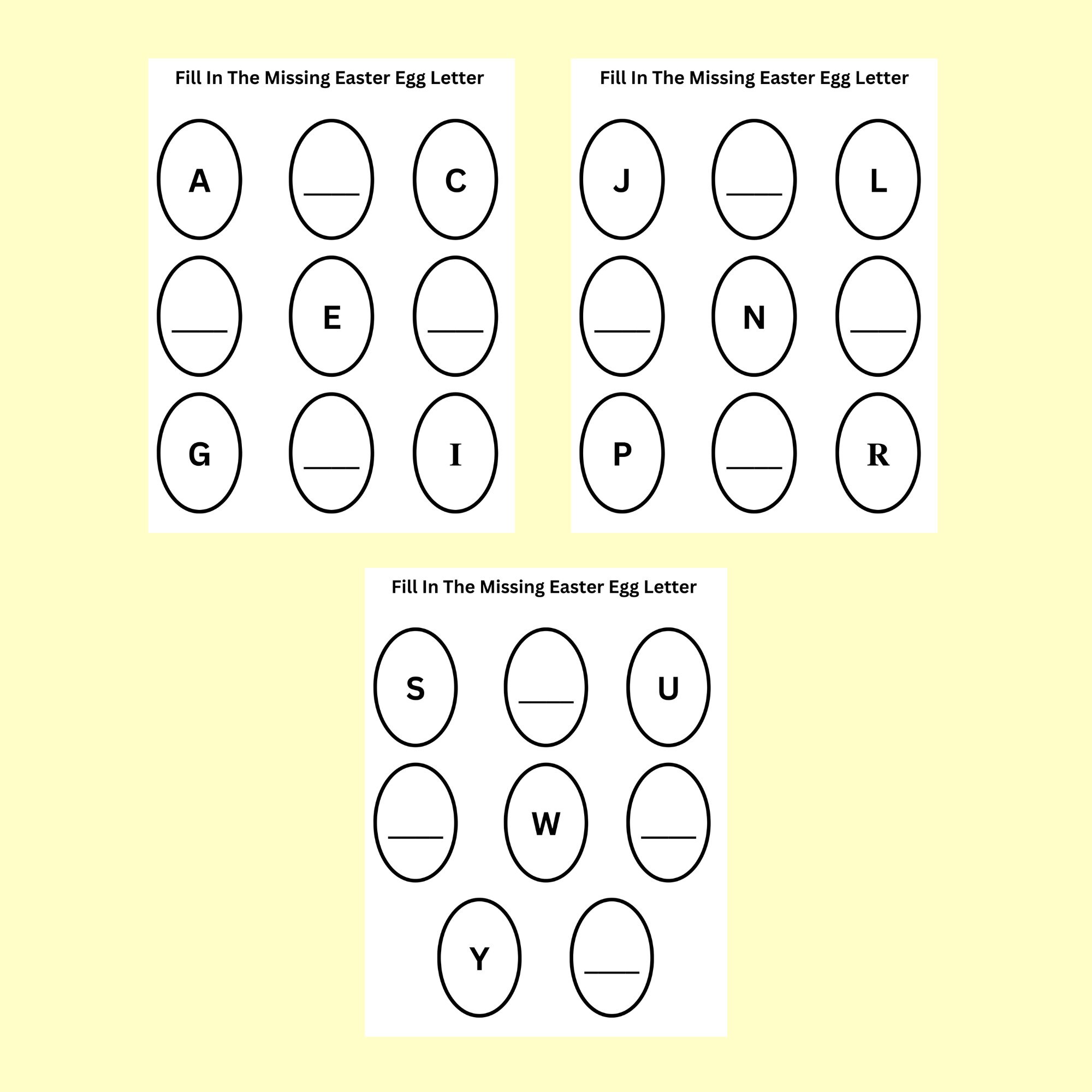 Easter Activity Book, Kids Coloring Pages, Easter Kids Printable ...