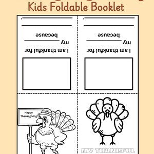 Kids Thanksgiving Activity Book,thanksgiving Activity Pages ...