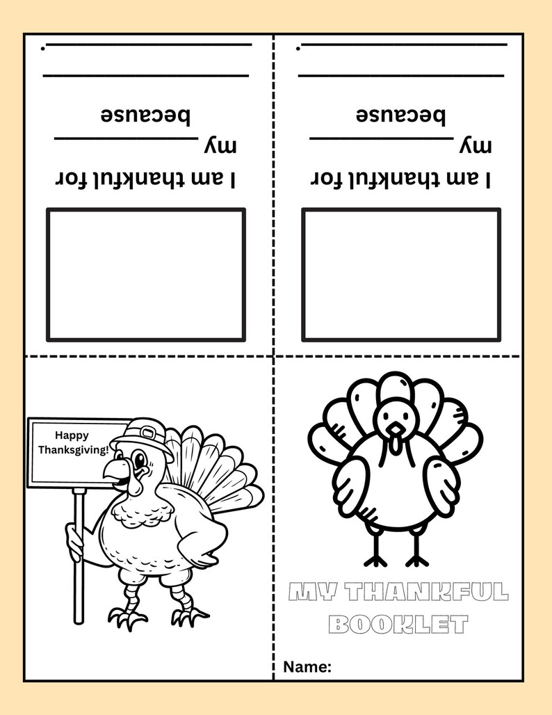 Kids Thanksgiving Activity Book,thanksgiving Activity Pages ...