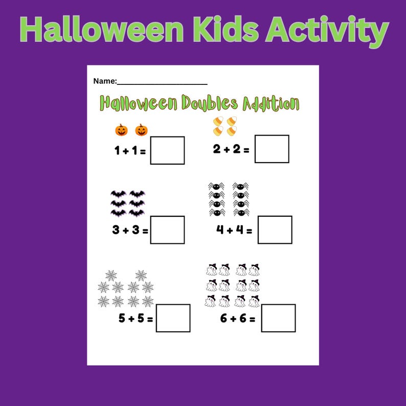 Halloween Printables,halloween Worksheets for Kids, Fall Printables ...