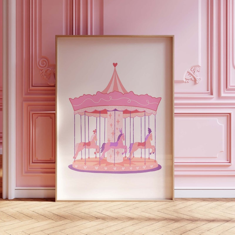 Carousel Print - Etsy