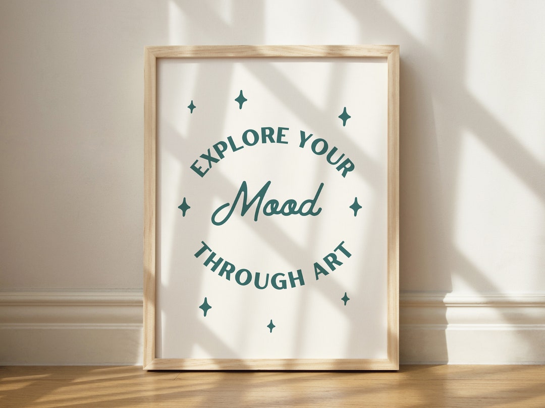 Explore Your Mood Through Art Print, Wall Art Printable, Artist Decor ...