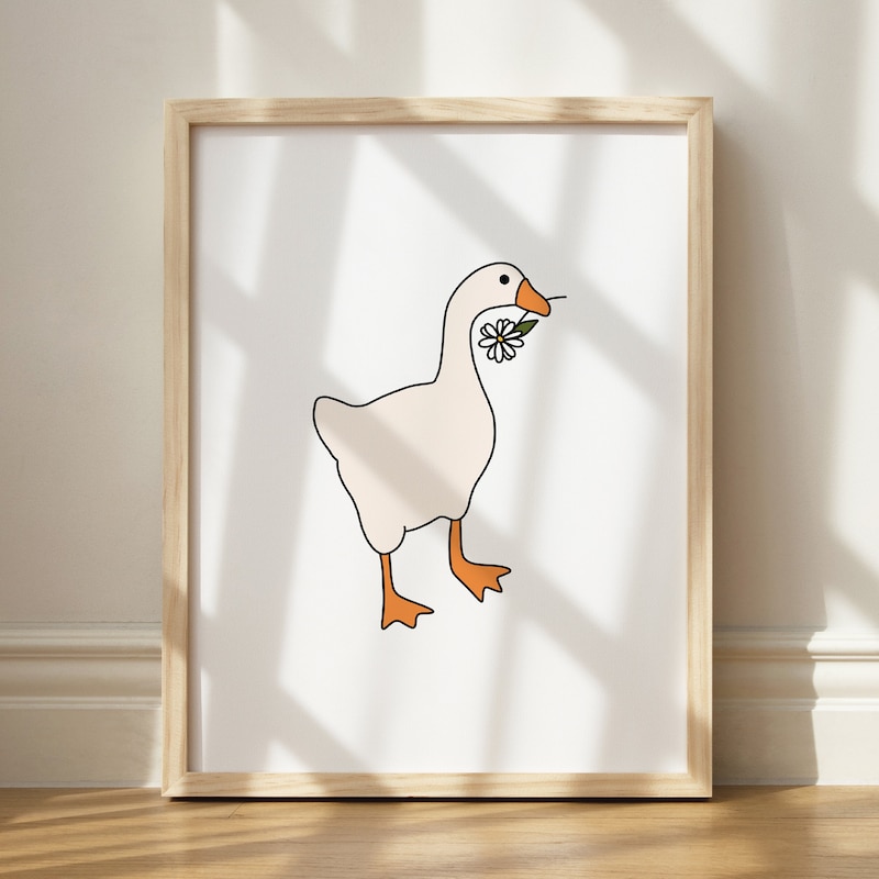 Goose Art - Etsy