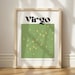 Virgo Zodiac Print, Virgo Printable, Zodiac Aesthetic Art, Virgo Queen ...
